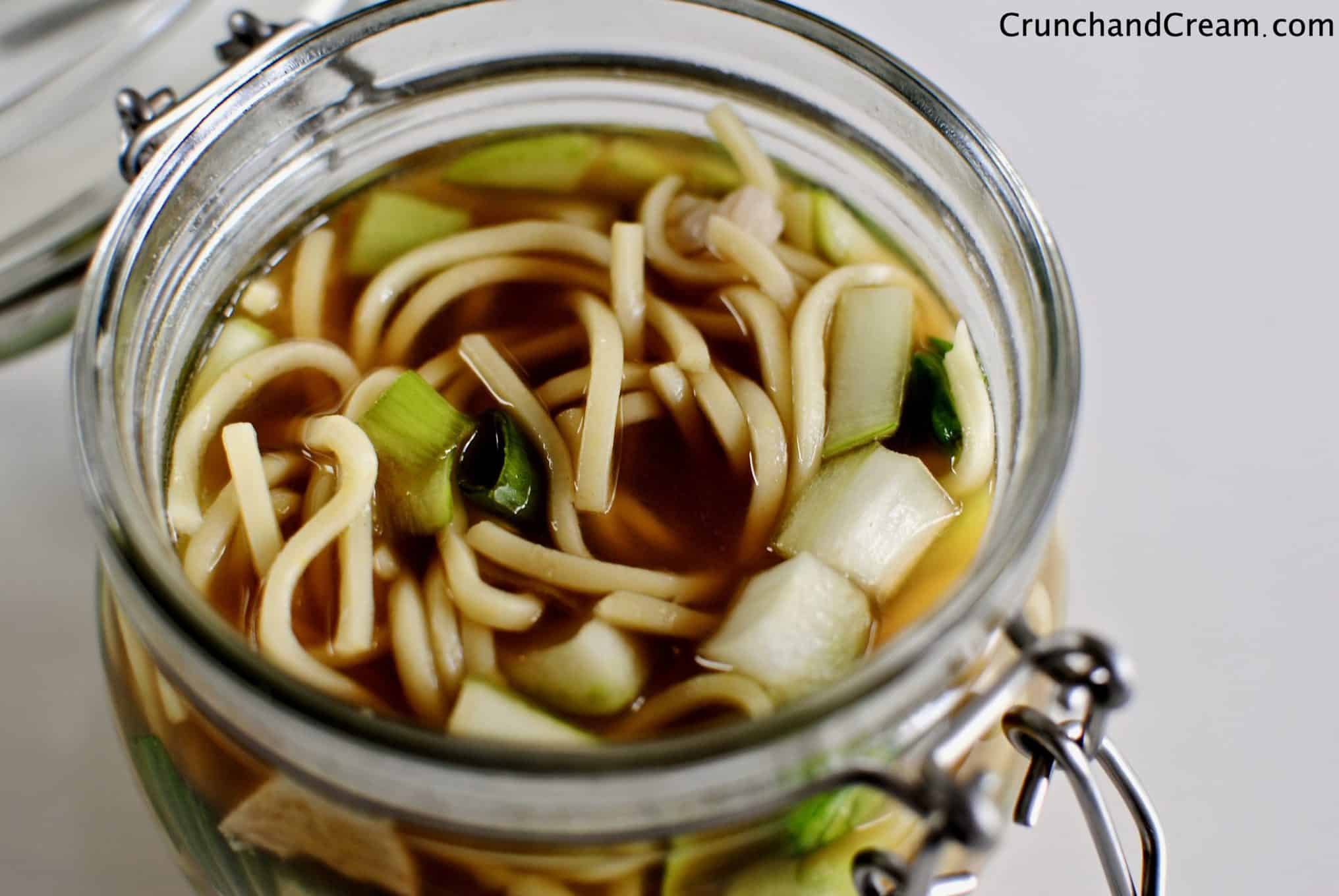 Homemade Pot Noodles - Crunch & Cream