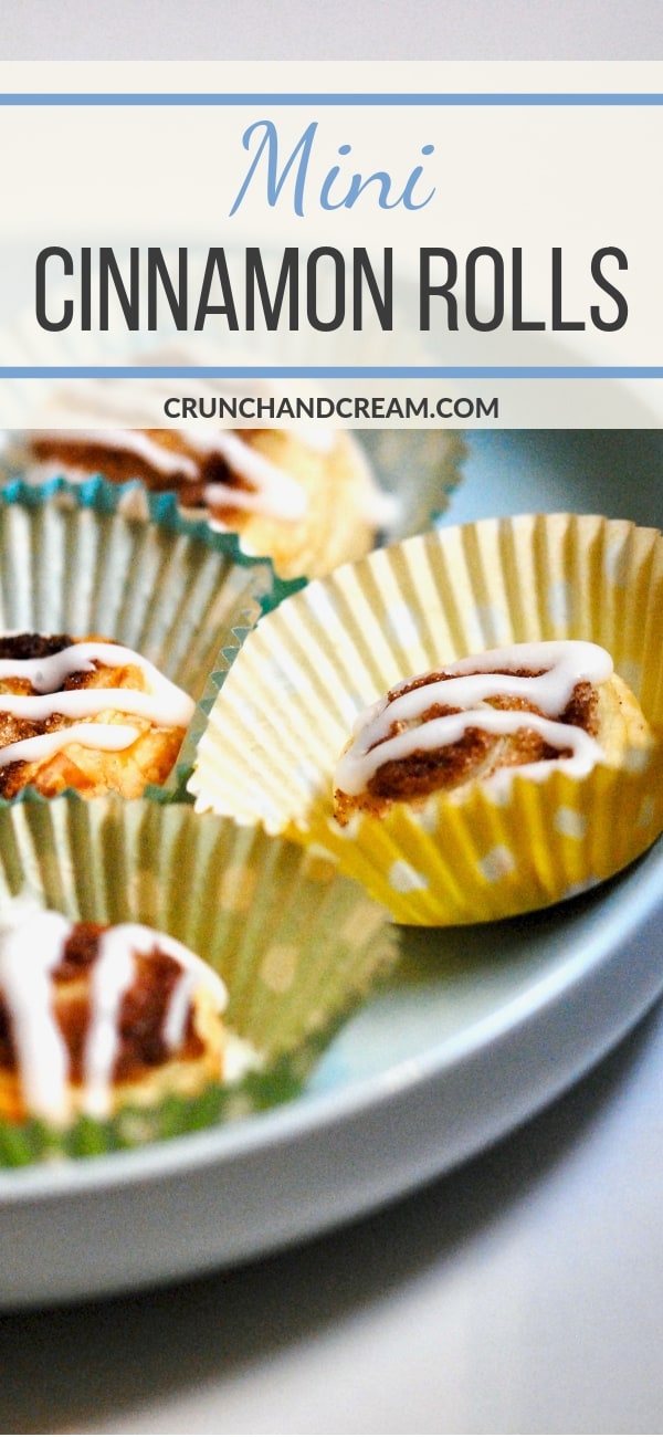 Mini Cinnamon Roll Bites Recipe - Crunch & Cream