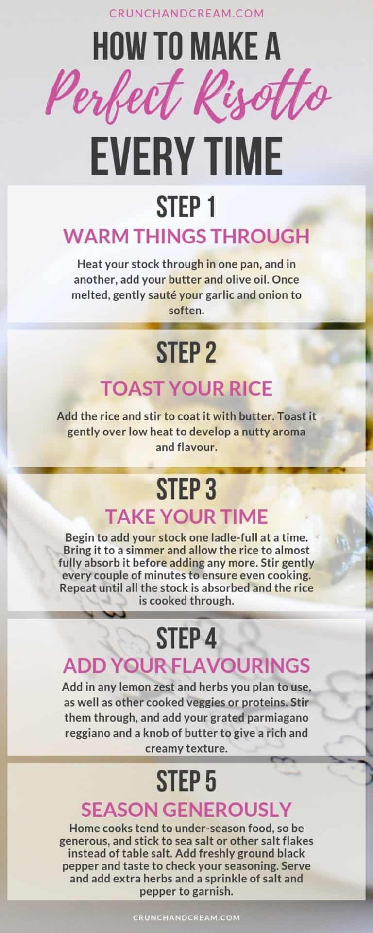 How to make a Perfect, Creamy Risotto Every Time - Crunch & Cream