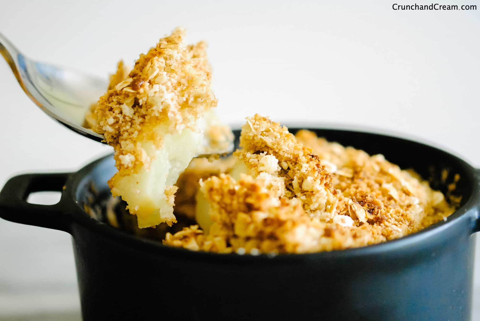 Microwave Summer Berry Crumble for One - Crunch & Cream