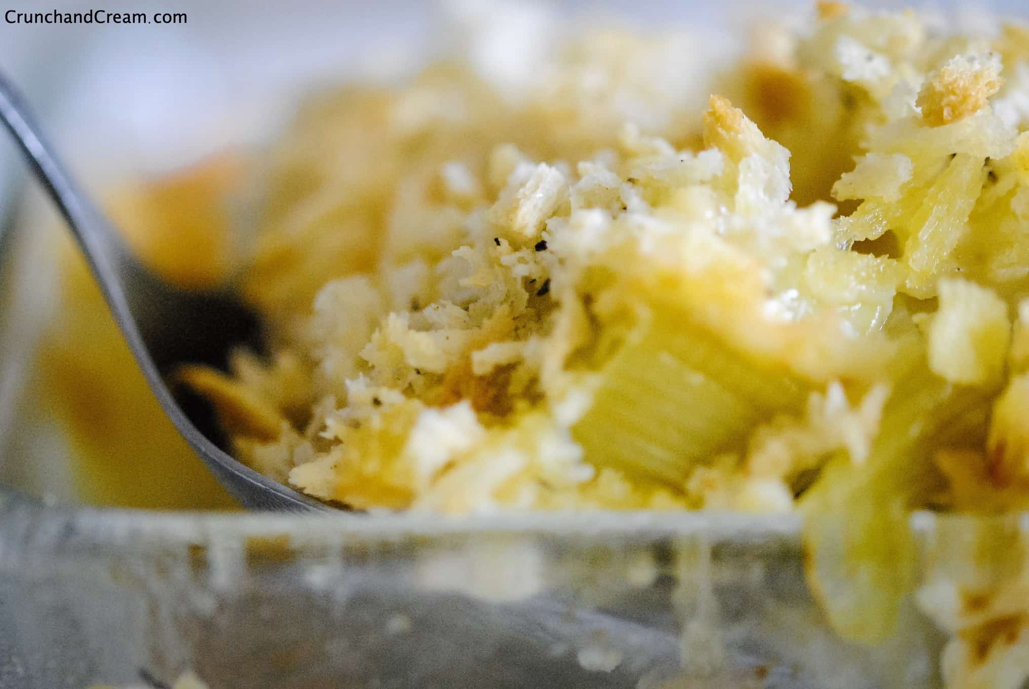 Cheesy & Creamy Leek Bake - Crunch & Cream