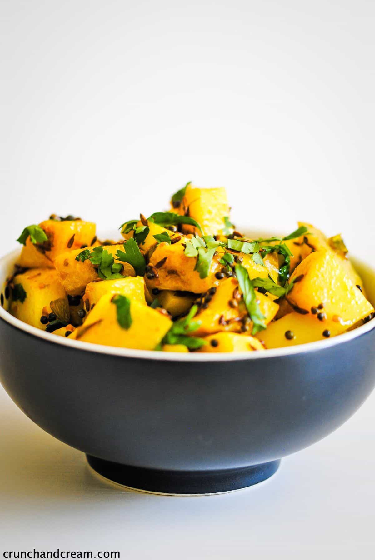 One-Pot Indian Potatoes - Crunch & Cream